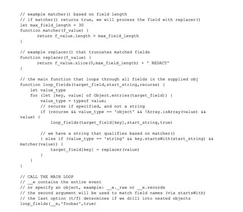 Masking And Truncating Fields In Cribl Stream Cribl