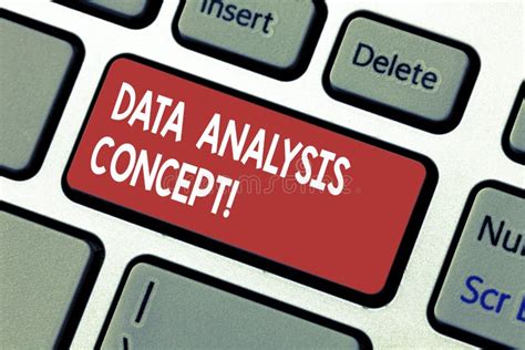Word Writing Text Data Analysis Concept Business Concept For Evaluating Data Using Analytical