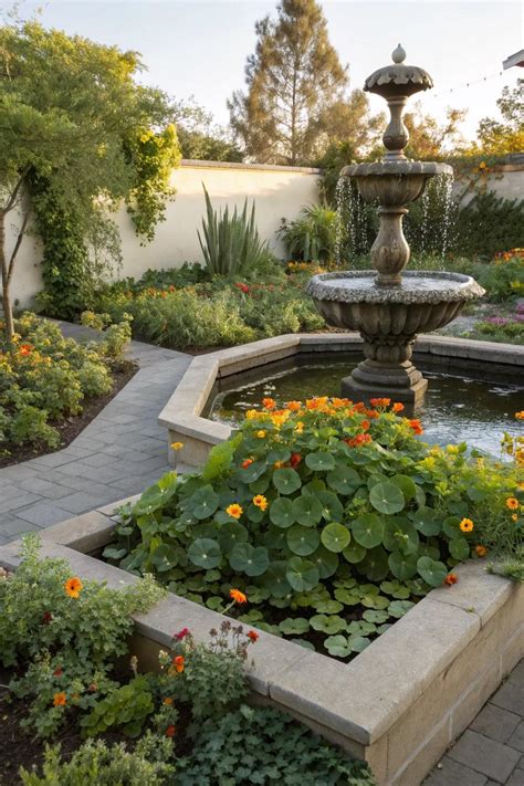17 Inspiring Plants Around Fountain Ideas