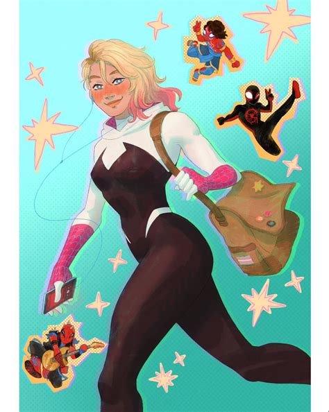 Spider Gwen Spiderman Artwork Spiderman Art Marvel Spiderman Art