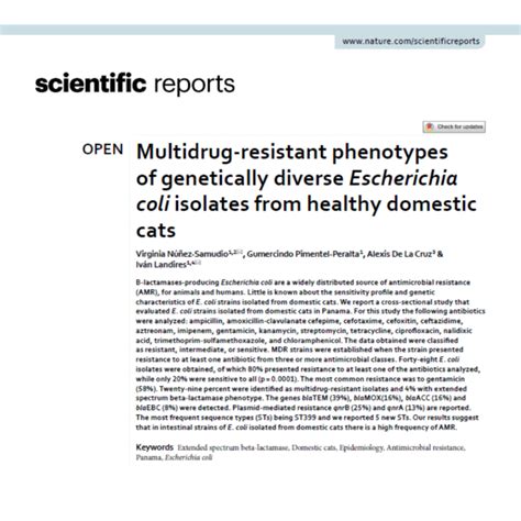 Multidrug Resistant Phenotypes Of Genetically Diverse Escherichia Coli Isolates From Healthy