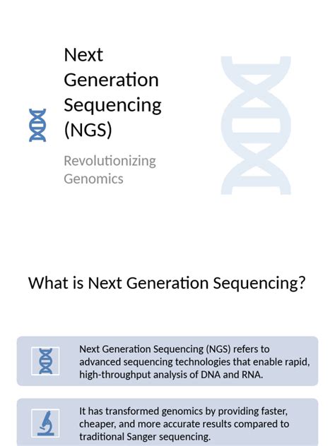 1 Ngs Workflow Presentation Updated Pdf Dna Sequencing Genomics
