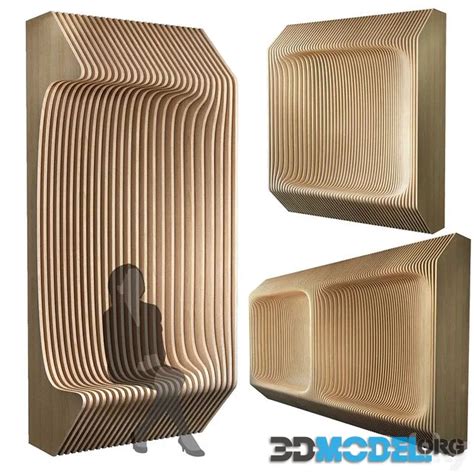 3d Model Parametric Wall 009