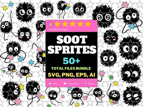 bundle soot sprite svg sprites svg bundle soot balls etsy israel
