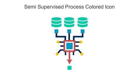 Semi Supervised Process Colored Icon In Powerpoint Pptx Png And Editable Eps Format PPT Template