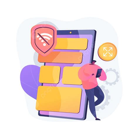 Progressive App Vector Design Images Progressive Web App Abstract Concept Vector Illustration