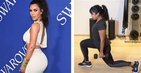 Kim Kardashians Butt And Leg Workout We Tried It And Felt The Burn