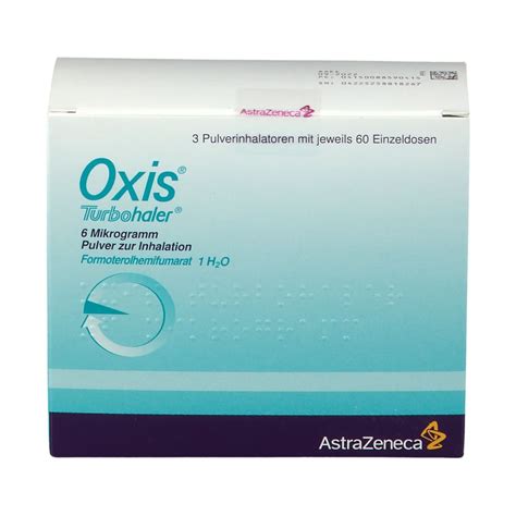 Oxis® Turbohaler 6 µg 60 3x1 St Mit Dem E Rezept Kaufen Shop Apotheke