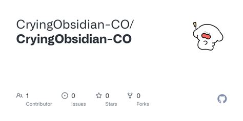 GitHub CryingObsidian CO CryingObsidian CO