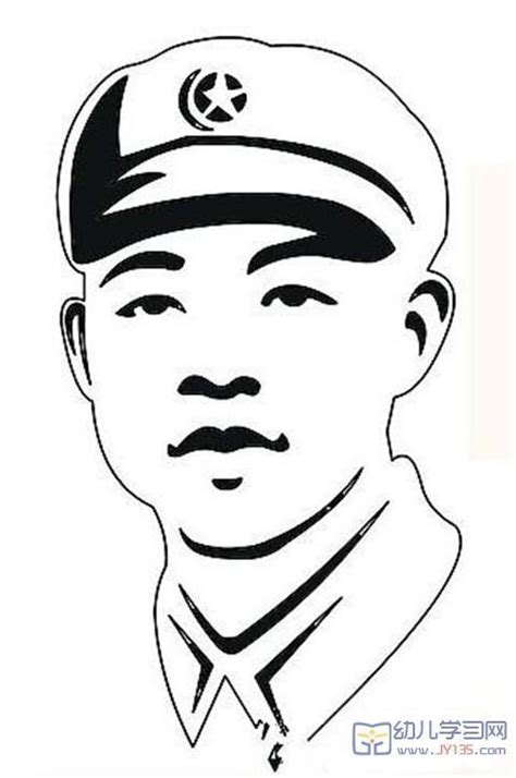 小英雄的标志简笔画 简笔画图片大全 普车都