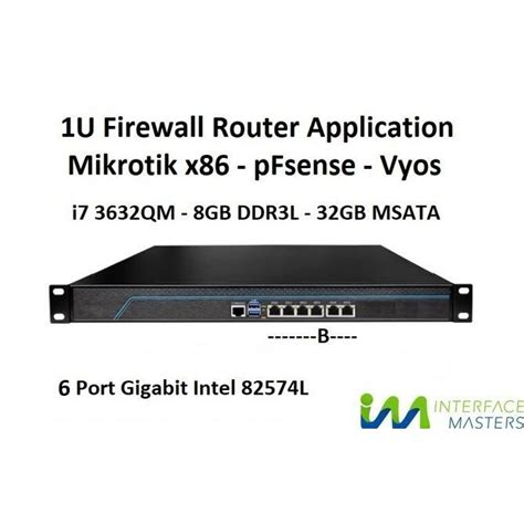 Jual Harga Disc 1u Firewall Server Router Mikrotik X86 Pfsense Intel Core I7 Proxmox Opnsense
