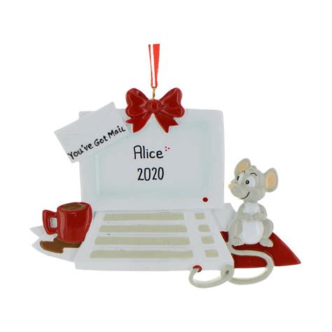 Personalized Laptop Ornament Computer Christmas Ornament Etsy