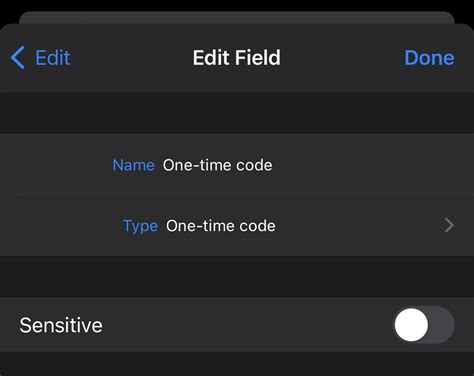 customizing fields in enpass