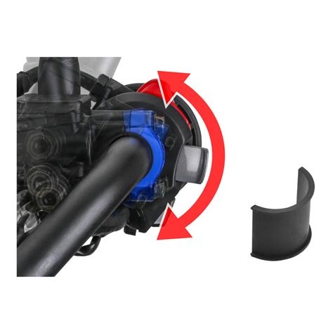 Zeta Rotating Bar Clamp Brake Ti Color Tracktion Motorcycles