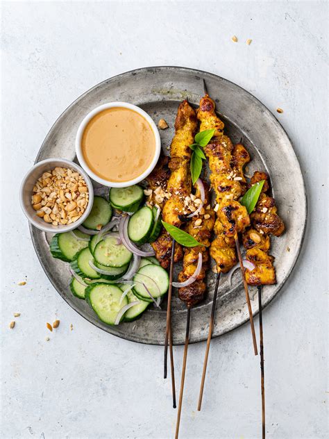 Chicken Satay With Peanut Sauce Sandra Valvassori