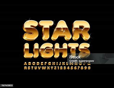 황금 3d 글꼴 벡터 엘리트 엠블럼 스타 조명 프리미엄 대문자 알파벳 0명에 대한 스톡 벡터 아트 및 기타 이미지 0명 3차원 형태 Fashion Show Istock