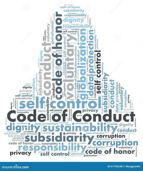 Code Of Conduct Stock Photo CartoonDealer Com 51796248