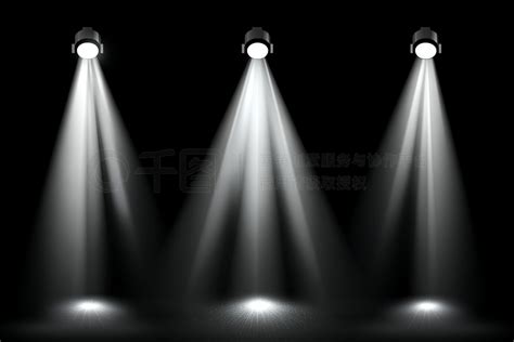 舞台灯光ai数字艺术 Spotlight简约风黑白聚光灯舞台灯光展示插画 Ai平面元素免费下载png格式1344像素编号71482911 千图网