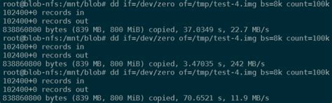 Using Nfs On Azure Blob And Some Performance Tests Nillsf Blog