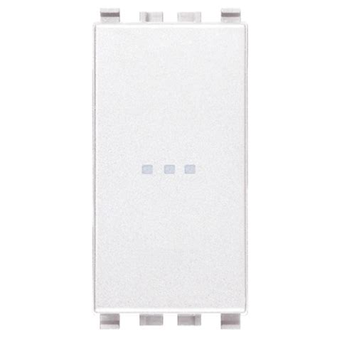 Interruptor Cruzado Axial De 1 Puerto 16 Ax Iluminable Color Blanco 20113 B Vimar Lumi