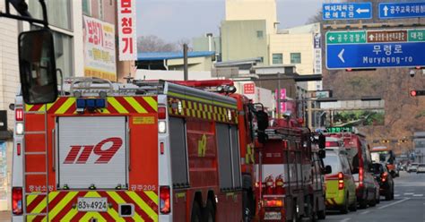 소방차 진입하면 교차로 자동 녹색 신호광주 긴급차량 우선시스템 시행