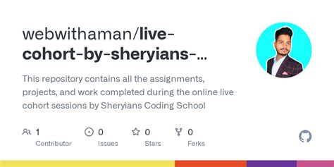 Github Webwithamanlive Cohort By Sheryians Coding School This Repository Contains All The