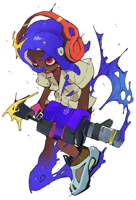 Octoling Player Character And Octoling Boy Splatoon And More Drawn By Salcham Danbooru