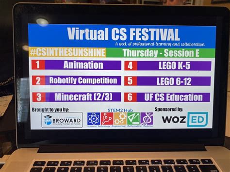 2021 Stem2hub Virtual Computer Science Festival Took Flight Woz Ed K12