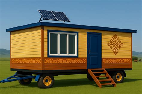 Амьд Малчдад зориулсан зөөврийн сууц — таны хаана ч амьдрах эрх чөлөө 4м × 6м хэмжээтэй 4