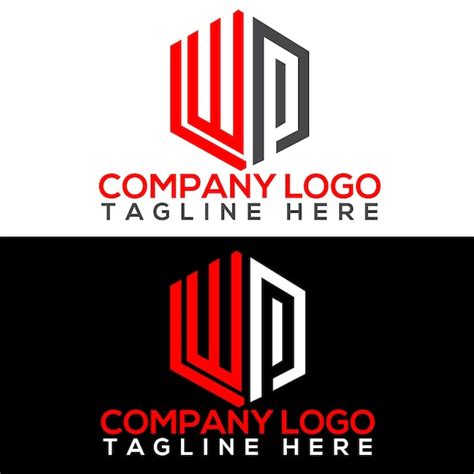 Premium Vector Lwp Letter Logo Design