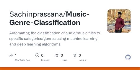 GitHub Sachinprassana Music Genre Classification Automating The Classification Of Audio Music