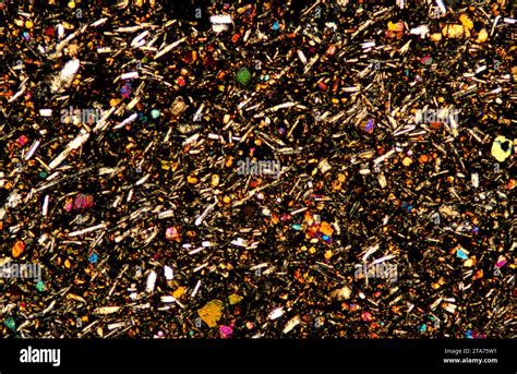 Basalt Is An Igneous Extrusive Rock Photomicrograph Thin Section