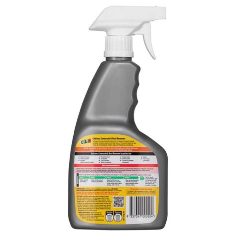 Clr Calcium Limescale Rust Remover Spray 750ml