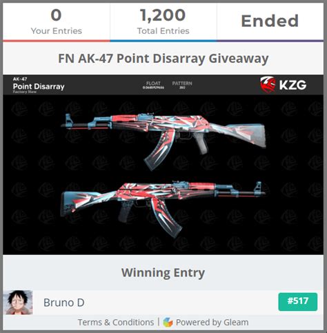 Kzg On Twitter Congratulations Brndourado You Won The Fn Ak 47 Point