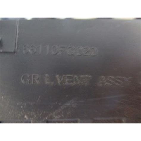 Centralne Prezracevalne Sobe Oem N 66110fg020 Original Rezervni Del