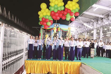 မြန်မာ့မီးရထားအနေဖြင့် ပြည်သူများခရီးသွားလာမှု ပိုမိုလွယ်ကူအဆင်ပြေစေရေးအတွက် ရန်ကုန် နေပြည်တော