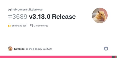 V3 13 0 Release Sqlitebrowser Sqlitebrowser Discussion 3689 GitHub
