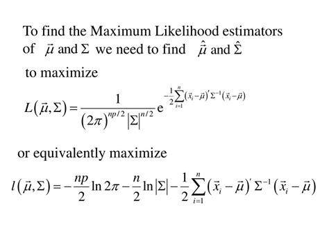 ppt maximum likelihood estimation powerpoint presentation free