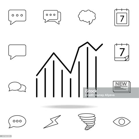 다이어그램 아이콘입니다 간단한 아이콘의 자세한 설정 합니다 프리미엄 그래픽 디자인입니다 웹사이트 웹 디자인 모바일 응용 프로그램 모음 아이콘 중 하나 개념에 대한 스톡 벡터