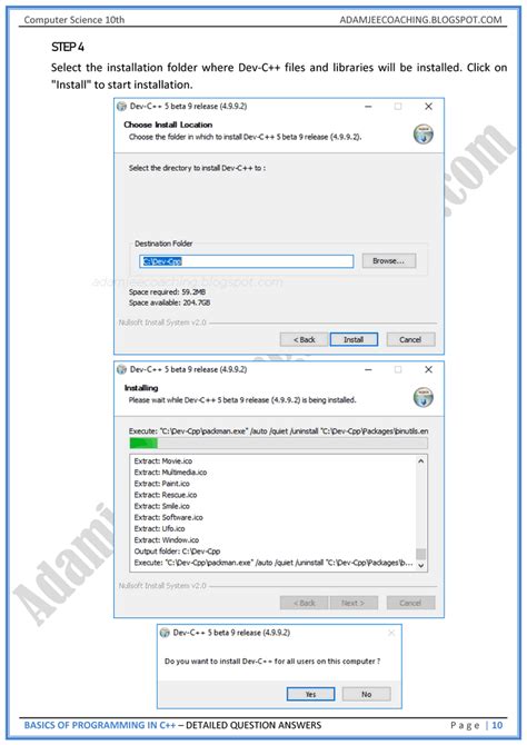 Adamjee Coaching Basics Of Programming In C Detailed Question Answers Computer Science Th