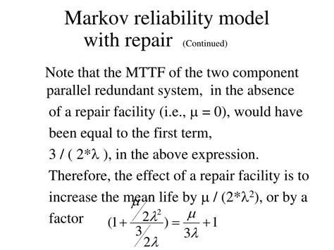 Ppt Applying Markov Availability Models Powerpoint Presentation Free Download Id 956558