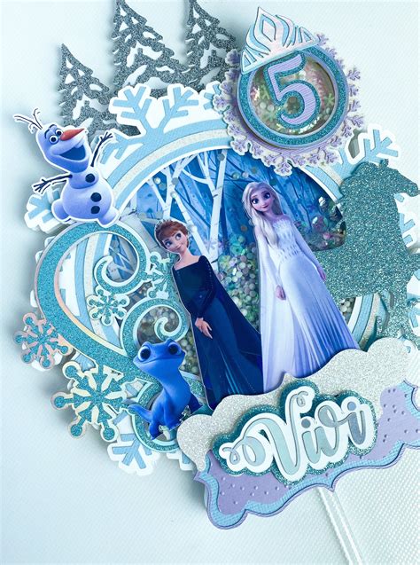 Frozen 2 Cake Topper Frozen 2 Party Decorations Frozen 2 Birthday Elsa