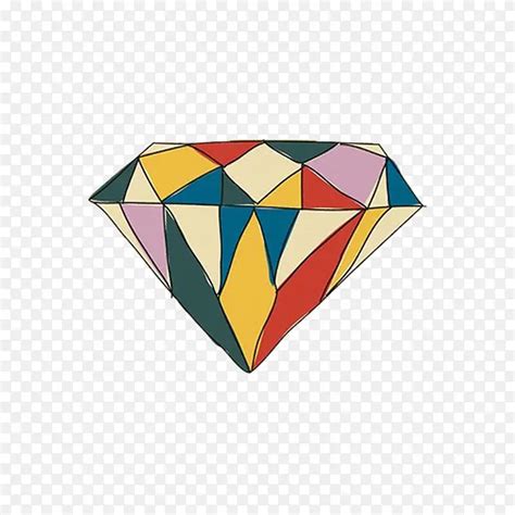 手绘彩色钻石png图片素材下载图片编号9688354 Png素材网