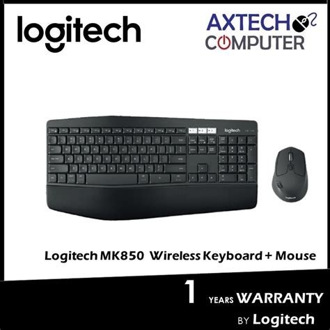 Logitech Mk850 Performance Wireless Keyboard Mouse Combo 920 008233 Shopee Malaysia