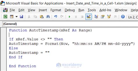 How To Insert Last Modified Date And Time In Excel Cell