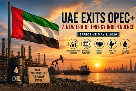Uae Exits Opec Effective May 1 2026 Major Blow To Cartel And Global