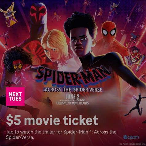 T Mobile Tuesdays App Users 53023 5 Spiderman Movie Ticket 4 Thin