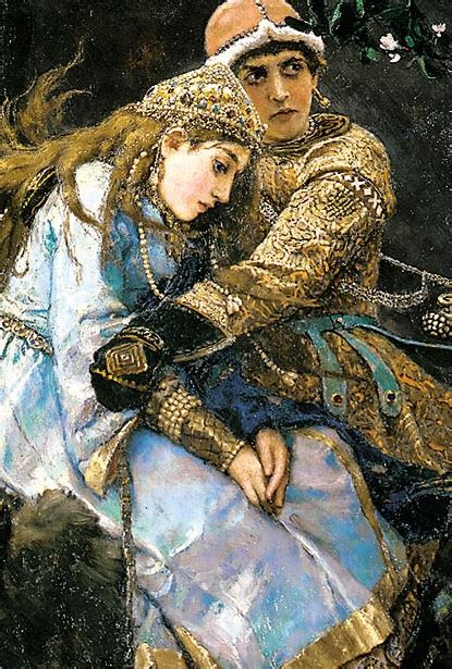 Картина Васнецова Иван царевич на сером волке