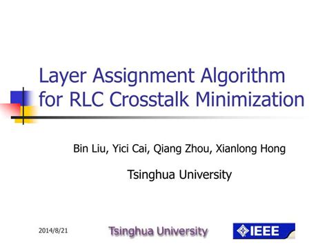 Ppt Layer Assignment Algorithm For Rlc Crosstalk Minimization Powerpoint Presentation Id3362913