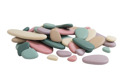Buy Pse Silicone Stacking Pebbles 36pc 45